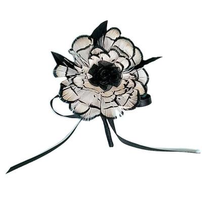 Cina Tintura 10*20 cm Fagiano Piuma Fiore Monte con Accessoio Filato Modello Tintura in vendita