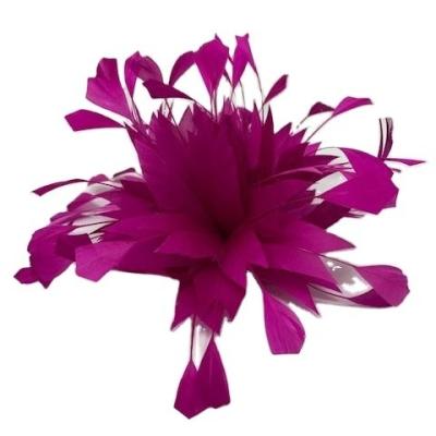 Cina 15*15 cm Piuma d'oca Montaggio a fiore con accessori a filo DHL UPS FEDEX EMS TNT in vendita