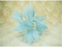 China Exquisite Craftsmanship Goose Feather Flower Mount with Wire Accessory for sale