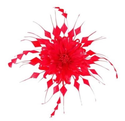 China Dyed Goose Feather Flower Mount with Wire Accessory Elevate Your Event Party Supplies for sale