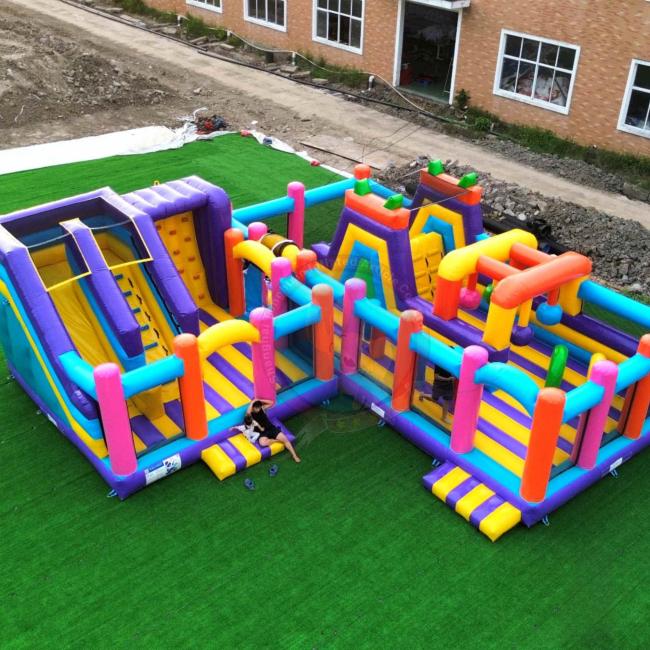 Custom Inflatable Bounce House Slide Combo for Land Amusement Park
