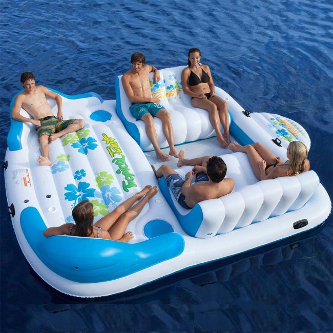 Modular Inflatable Water Park with Floating Obstacles Slides And Climbing Zones for Lake Resort Beach And Aqua Park Projects