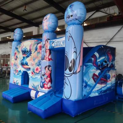 China Cartoon Hot Inflatable Bouncer Jumping Bouncer Slide Combo Bouncy Castle House Kids Bouncy Castle Slide for sale