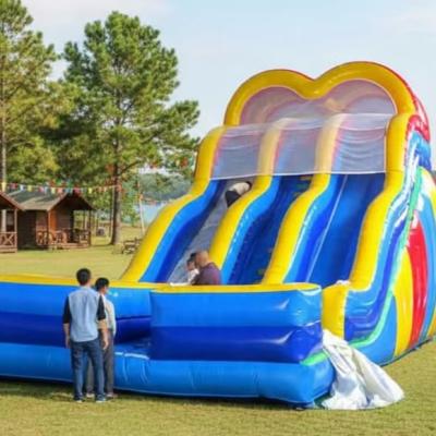 China Inflatable Water Slide with Swimming Pool for Kids and Adults on Sale for sale