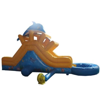 China Small Inflatable Water Small Slide Kids Water Slide for Family Use for sale