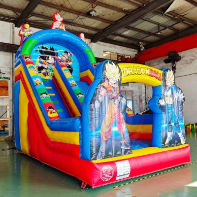 China Hot Sale Inflatable Giant Slide Cartoon Slide Custom Inflatable Playground for Kids Outdoor Fun and Commercial Events for sale