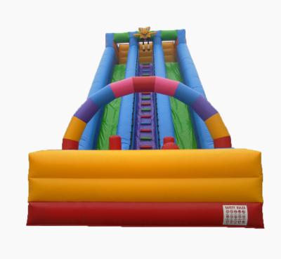 China Factory Custom Outdoor rainbow Inflatable Amusement Park/inflatable Water Slide/slip n Slide for Party Rentals for sale