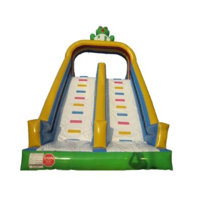 China Wholesale Popular Durable PVC Inflatable Water Slide  with Swimming Pool/kids Double Slide Inflatable Bouncer for Sale for sale