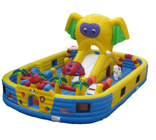 Quality Durable Inflatable Amusement Park High Quality Inflatable Fun City for Kids Bouncy Castle for Sale for sale
