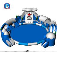 Quality Outdoor and Indoor Inflatable Water Park with Eco-friendly PVC Material for sale