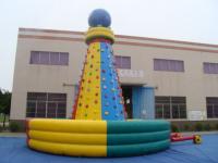 China Custom Inflatable Rock Climbing Wall 8x8x8.5m Outdoor Sport Games for Sale for sale