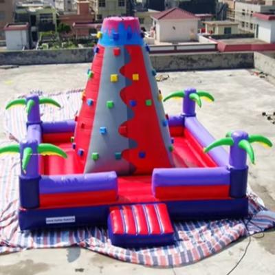 China Inflatable Rock Climbing Wall Inflatable Adventure Climbing Sports for sale