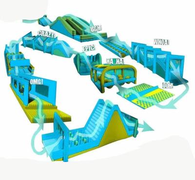 China Wholesale Price Hot 5-kilometers Barrier/land 5k Games Inflatable Obstacle Course/new Design China Factory Inflatable Obstacle for sale