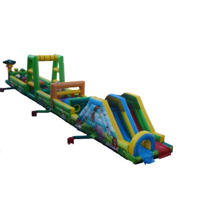 China Customize Inflatable Bouncy House Kids Obstacle Course/ Inflatable Trampoline for Kids Jumping Castle Fun Activity for Sale for sale