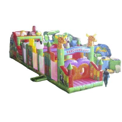 China Adults and Kids Inflatable Obstacle Course Factory Supply Inflatable Obstacle Course for Sale for sale