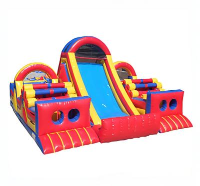 China Custom Inflatable Obstacles Challenge Racing Obstacle Course Fun Games Durable Heavy-Duty PVC Commercial Outdoor for sale