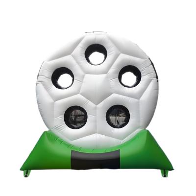 China Custom Logo Inflatable Soccer Darts Arena Quick Setup Design with Safety Padding for Corporate Fun Days Football Darts for sale