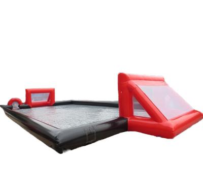 China China Factory New Design Outdoor Good Quality Large Inflatable Football Field /inflatable Sport Games Soccer Field for Sale for sale