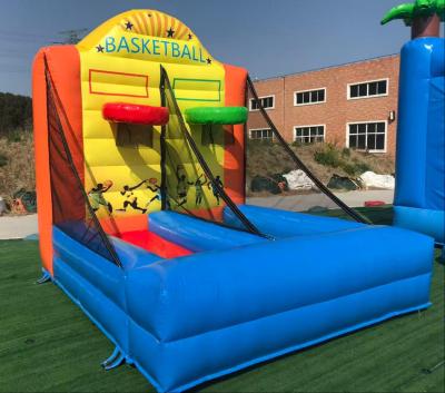 China New Indoor/Outdoor Inflatable Basketball Hoop Shot Inflatable Shot Party Basketball Game for Birthday Parties Game School Event for sale