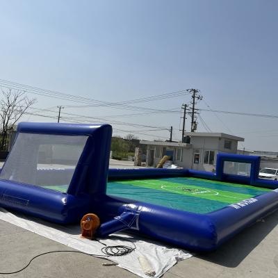 China Inflatable Football Field Inflatable Soccer Inflatable Playground for sale