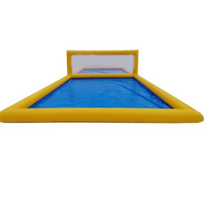 China Outdoor High Quality Sport Inflatable Volleyball Court / Inflatable Sport Games Inflatable Volleyball Field for Kids Play for sale