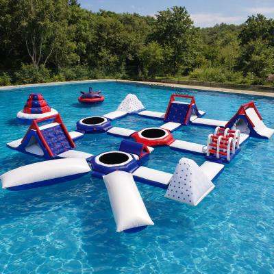 China Factory Price Hot Sale Water Park Inflatable Aqua Park New Design Inflatable Floating Water Park Multi Custom Commercial Use for sale