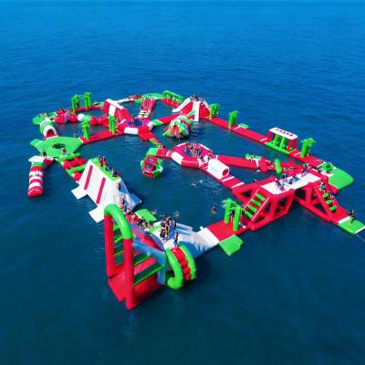 China China Factory Import Adult Inflatable Floating Water Park Obstacle Course Large Water Park Equipment Inflatable Water Playground for sale