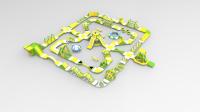 China Customized Inflatable Water Park Floating TH-WP-021 with Double Stitching Technology for sale