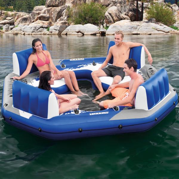 Quality Modular Inflatable Water Park with Custom Floating Obstacle Course Slides for sale