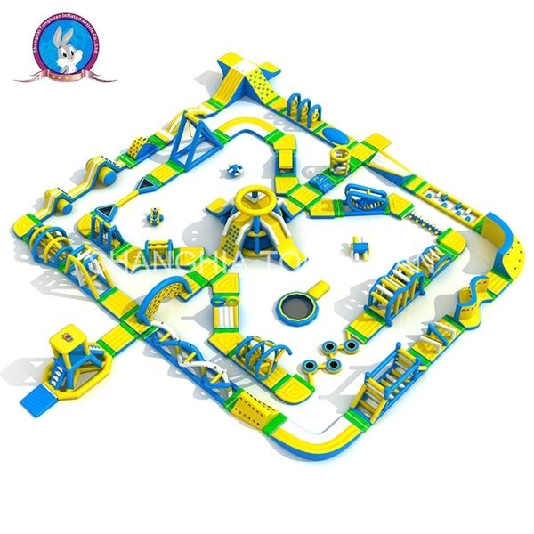 Quality Hot Sale Inflatable Water Park Custom Floating Aqua Playground Giant Obstacle Course Island Water Parks for Sea Lake Pool Events for sale