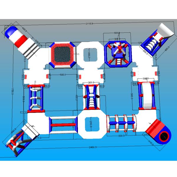 Quality Cheap Price Inflatable Water Games Inflatable Water Obstacle Course Inflatable Water Park for sale