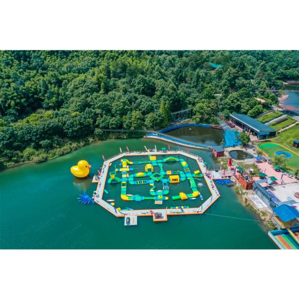 Quality 45*40m Large Commercial Inflatable Floating Water Park Inflatable Sea Water Park Inflatable Entertainment Equipment for sale