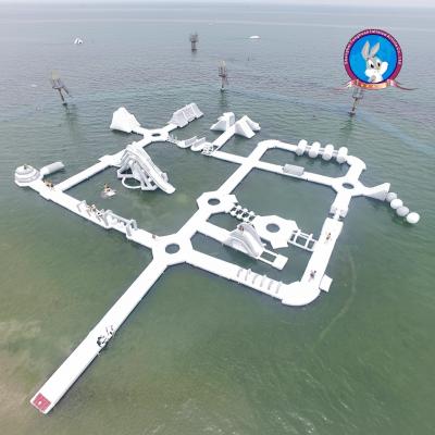 China Hot Sale Factory Price Popular Customized 59x39M PVC Inflatable Water Floating Park CE Certified -35 100 School Playground for sale