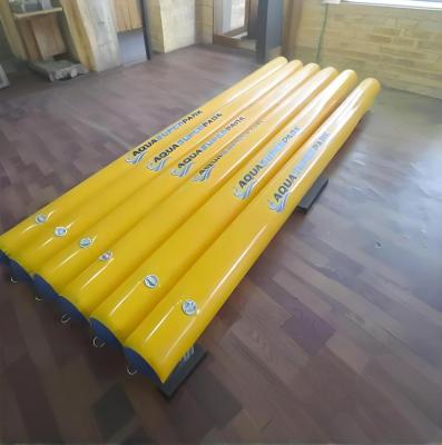 China Inflatable Floating Cylinder Marker Buoy Long Water Barrier Tube Swim Buoy Water Amusement Facility for sale