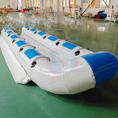 China In Stock Special Offer Inflatable Flying Fish Boat Banana Boat 10 Seater Water Sports Equipment Commercial Use for sale