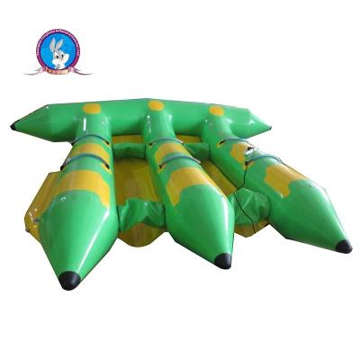 China Shanghai Wholesale Custom Water Sport Inflatable Flying Fish Towable Boat for Sale for sale