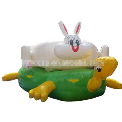 China New Inflatable Sport Games for Sale The Race Between Hare and Tortoise building Team Games for Adults for sale