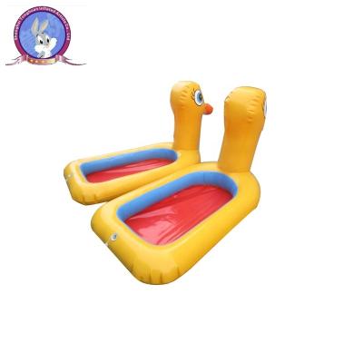 China Inflatable Yellow Duck Water Floating Toy Inflatable Water Toy Inflatable Duck Boat for sale