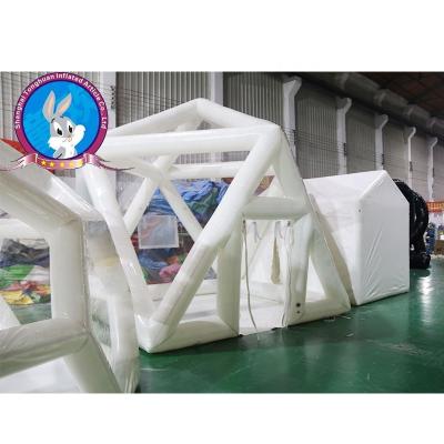 China Camping Advertising Inflatable Transparent Dome Tent Event Promotional Bubble Tent Hotel for sale