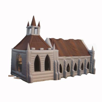 China European Style Inflatable Tent Grey Church Inflatable House/outdoor Inflatable Tents for Sale for sale