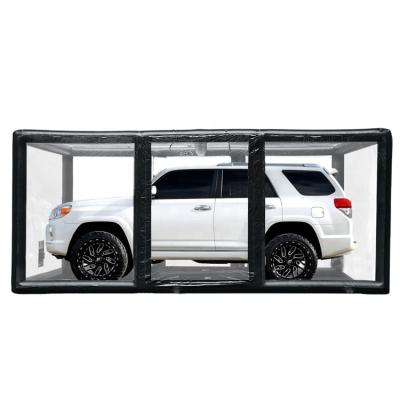 China Outdoor Transparent Mobile Inflatable Car Booth Tent Cabin Car Cover Bubble Waterproof House Tent Car Cover for sale