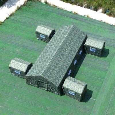 China Inflatable Waterproof Tent Portable Outdoor Medical Rescue Storage Shelter Custom Camouflage Combo Tent Emergency Use for sale