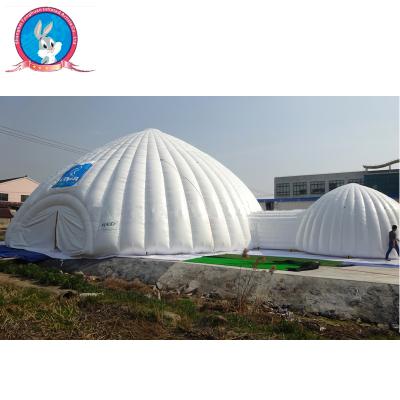 China Inflatable White Large Size Tent Event Tent Waterproof clear Dome Igloo Tent for Sale for sale