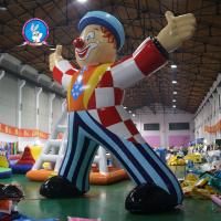 China Custom Inflatable Clown Noses 5m High Advertising Cartoon Model PVC Tarpaulin for sale