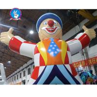 China Custom Inflatable Clown Noses 5m High Advertising Cartoon Model PVC Tarpaulin for sale