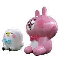 China Custom 5m High Advertising Inflatable Chicken Rabbit Cartoon Mascot with CE Blower for sale