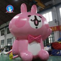 China Custom 5m High Advertising Inflatable Chicken Rabbit Cartoon Mascot with CE Blower for sale