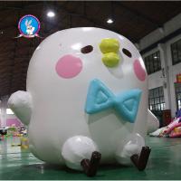 China Custom 5m High Advertising Inflatable Chicken Rabbit Cartoon Mascot with CE Blower for sale