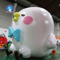 China Custom 5m High Advertising Inflatable Chicken Rabbit Cartoon Mascot with CE Blower for sale