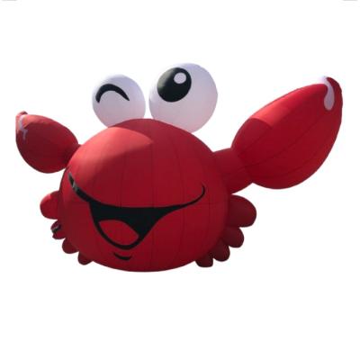 China Hot Sale Inflatable Cartoon Crab Model Custom Animal Model for Inflatable Advertising Funny Inflatable Toys for Kids for sale